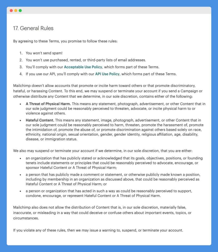 Sample Terms of Use Template & Examples [Download for FREE]