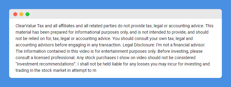 Sample Disclaimer Template & Examples [Download for FREE]