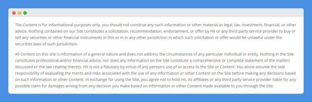 Sample Disclaimer Template & Examples [Download for FREE]
