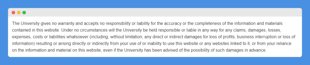 Sample Disclaimer Template & Examples [Download for FREE]