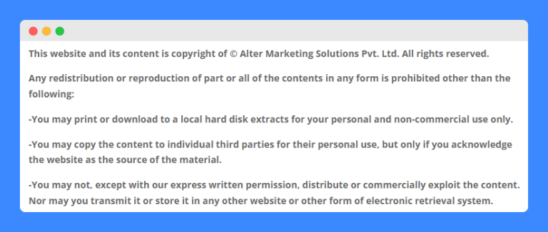 Copyright Disclaimer All Publishers Must Have [Free Template]