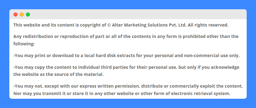 Copyright Disclaimer All Publishers Must Have [Free Template]