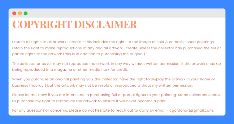 Copyright Disclaimer All Publishers Must Have [Free Template]